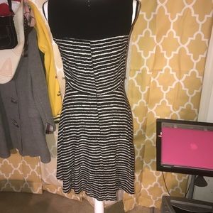 AB Studio | Dresses | Ab Studio Black And White Dress Fit And Flare 2 ...